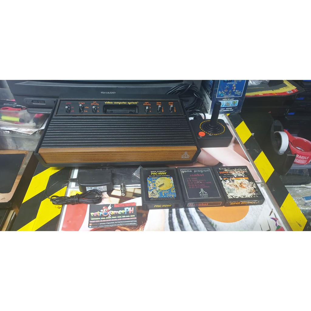 Atari 2600 6-switch "wood veneer" Version Console | Shopee Philippines