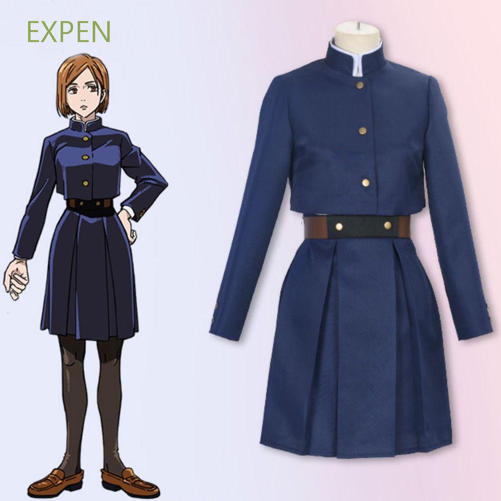 EXPEN Women Anime Clothing Kugisaki Nobara Party Uniform Cosplay ...
