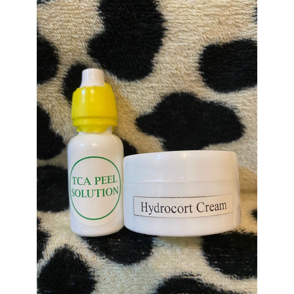 TCA Peel Solution 50% 20ml and Hydrocort Cream | Shopee Philippines