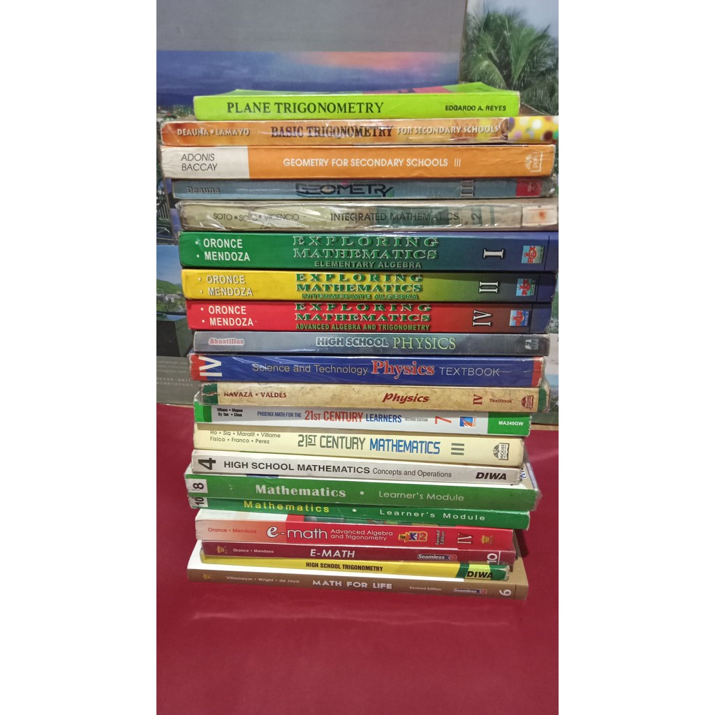 MY42 MATHEMATICS, GEOMETRY, TRIGONOMETRY & PHYSICS ( Textbooks For High ...