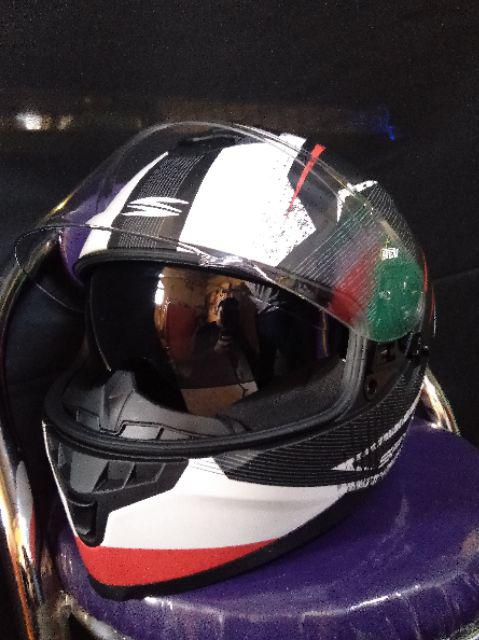 SPYDER REV+GD w/Spoiler Matte Black/Red/White Package Set | Shopee ...