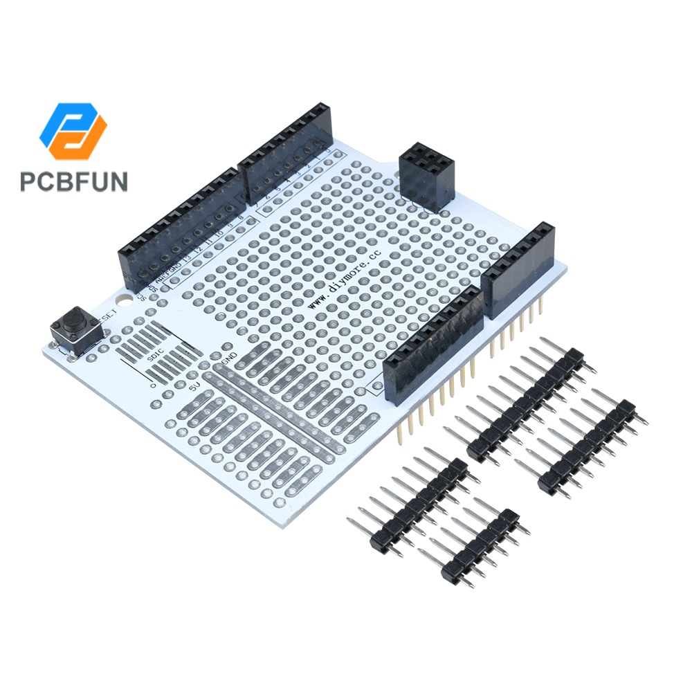 Pcbfun Uno R3 Prototype Pcb Protoshield DIY For Arduino Mega 1280 2560 ...