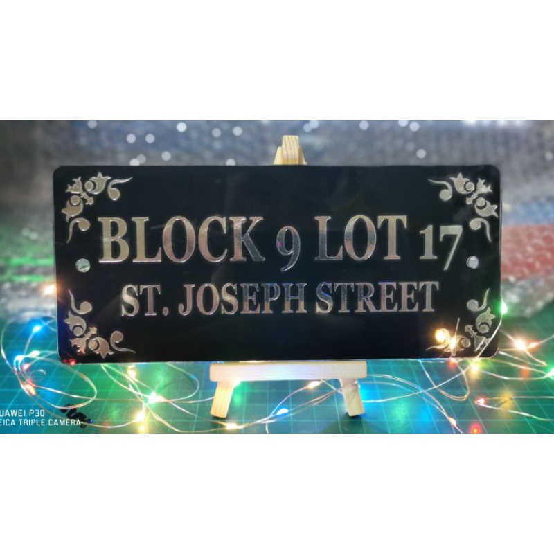 HOUSE PLATE NUMBER (WITH OTHER DESIGN) | Shopee Philippines