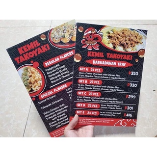 A4 Size Sintra Menu Board by AD Classic | Shopee Philippines