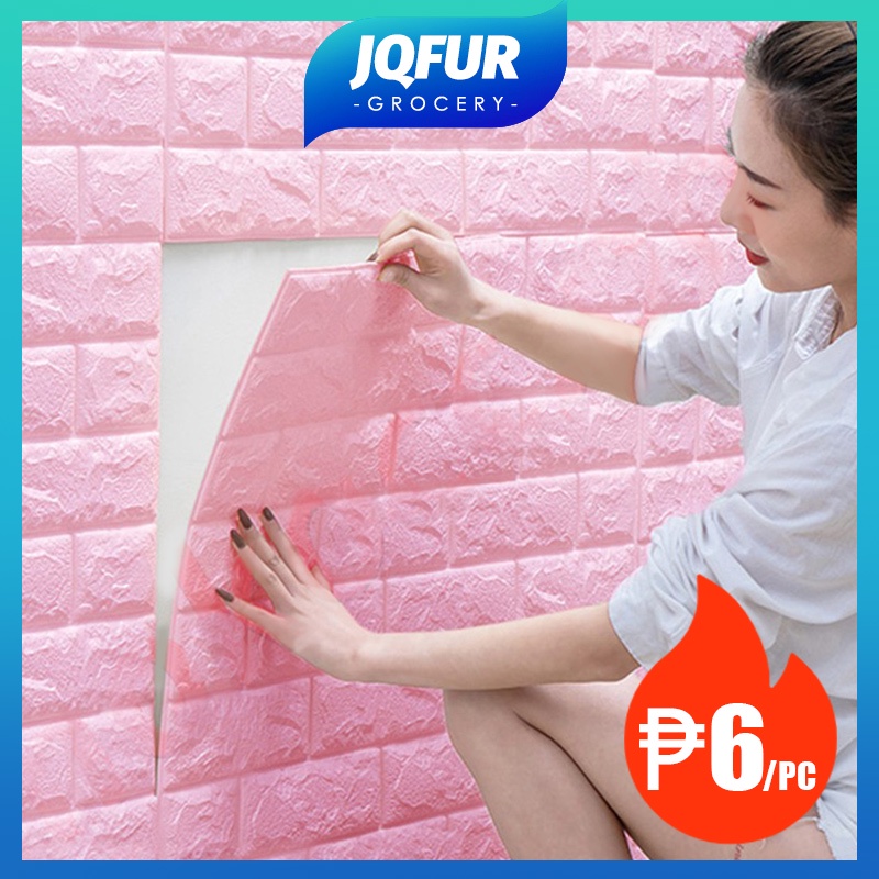 【jqfur.ph】38.5*35 Big Sale DIY Self Adhesive 3D Brick Wall Sticker ...