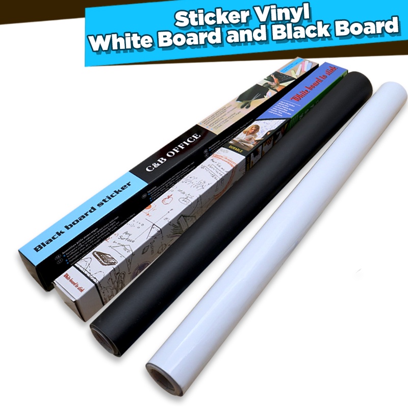 45 X 200cm Blackboard Whiteboard Stickers Removable Vinyl Draw Erasable ...