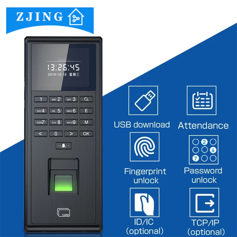 TCP/IP Fingerprint RFID 125KHZ Time Attendance smart door access ...