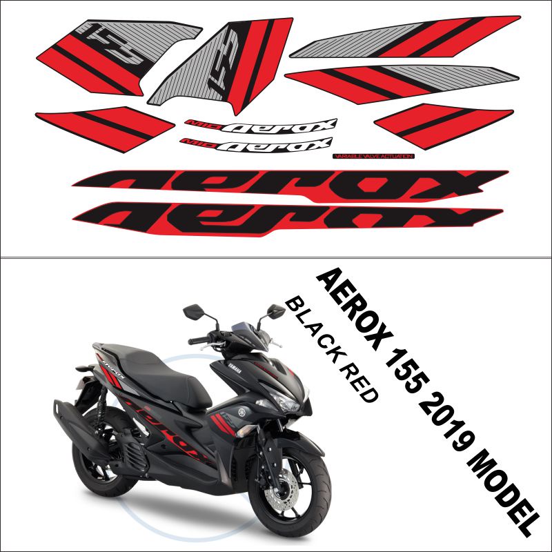 Yamaha Aerox Sticker For Motorcycle Aerox 155 Decals Set Decorative ...