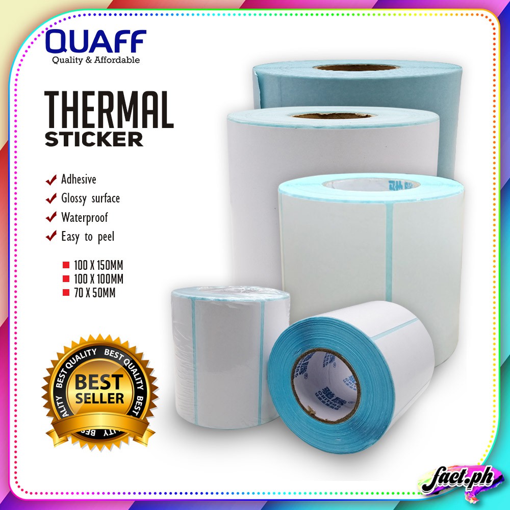 Thermal Barcode Sticker for Thermal G-Printer | Waybill Thermal Sticker ...