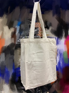 Canvas Tote Bag W/Expand Plain Design Katcha Bag | Shopee Philippines