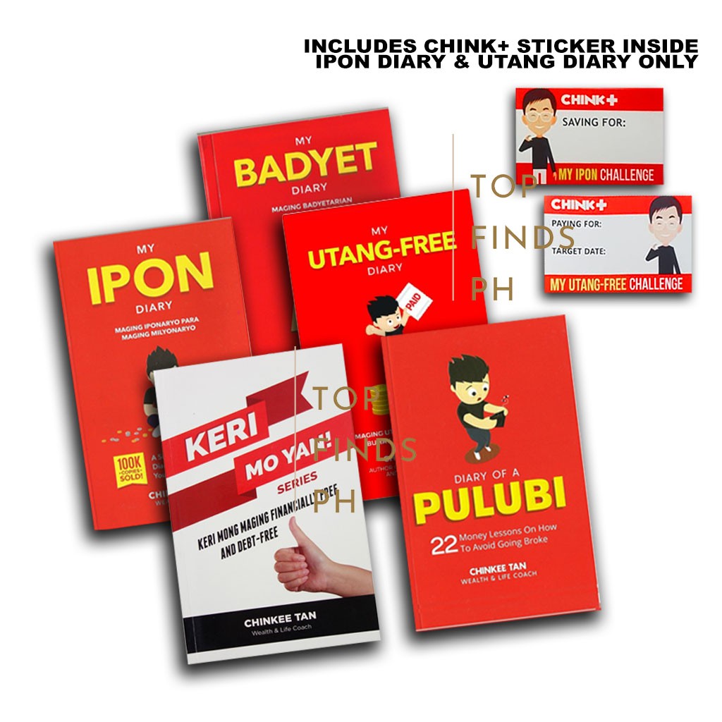 Diary 5in1 Utang Ipon badyet Pulubi Keri mo yan BY Chinkee Tan | Shopee Philippines