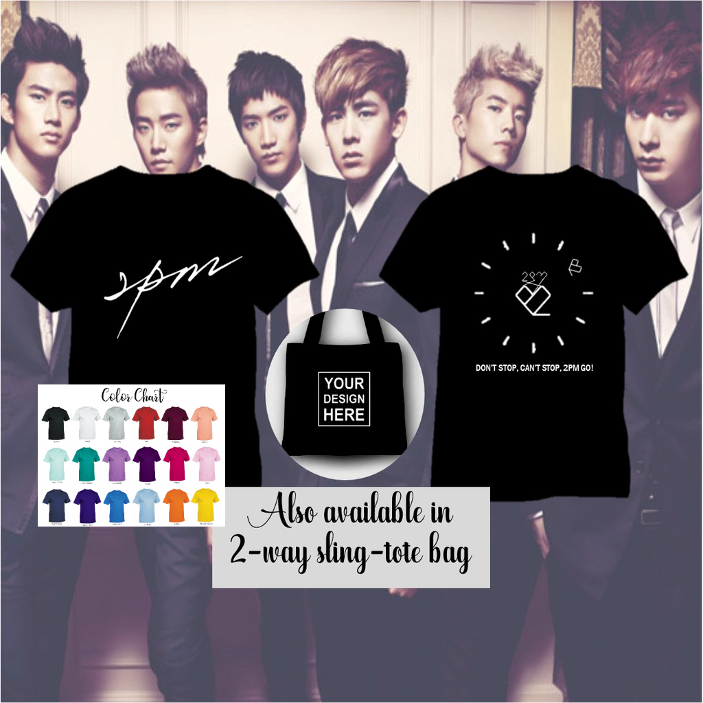 2PM Shirt or Sling Tote Bag [ kpop MUST, Dont Stop Cant Stop ] | Shopee ...