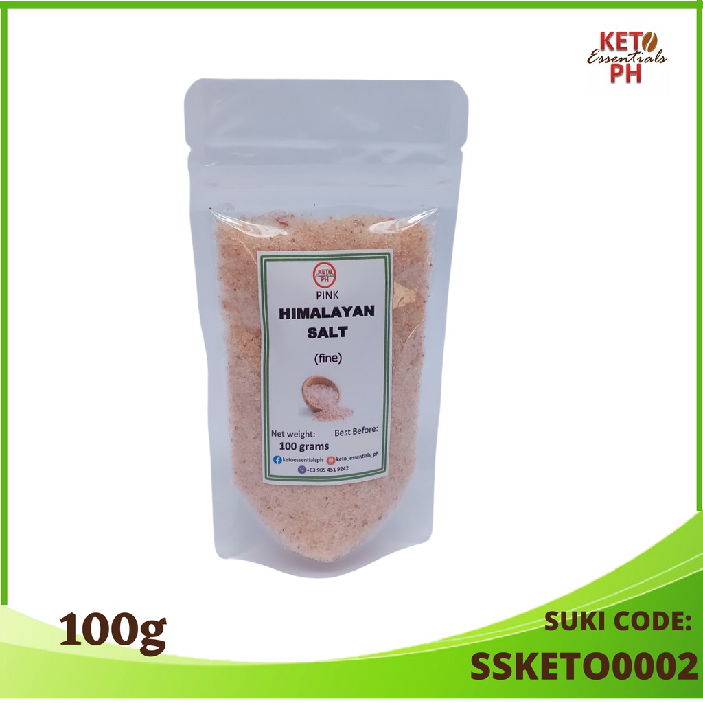 Pink Himalayan Salt (Fine) 100g | Shopee Philippines