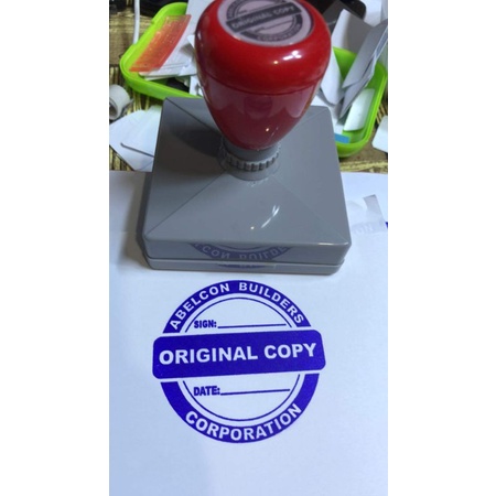 Logo Stamp Personalized For Paper/ Plastics | Shopee Philippines