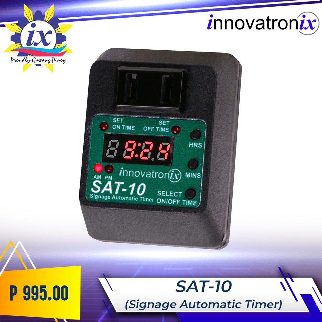 Tronix SAT-10 Signage Automatic Timer SAT10 for Signage Automatic ON ...