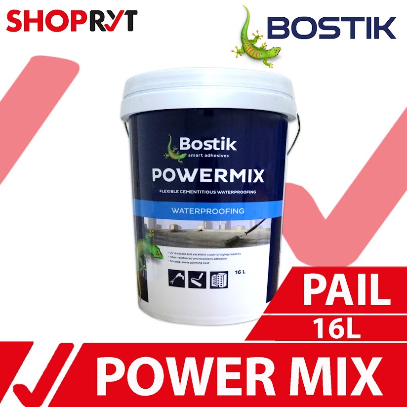 BOSTIK Powermix Cementitious Flexible Waterproofing Mix for Concrete 16 ...