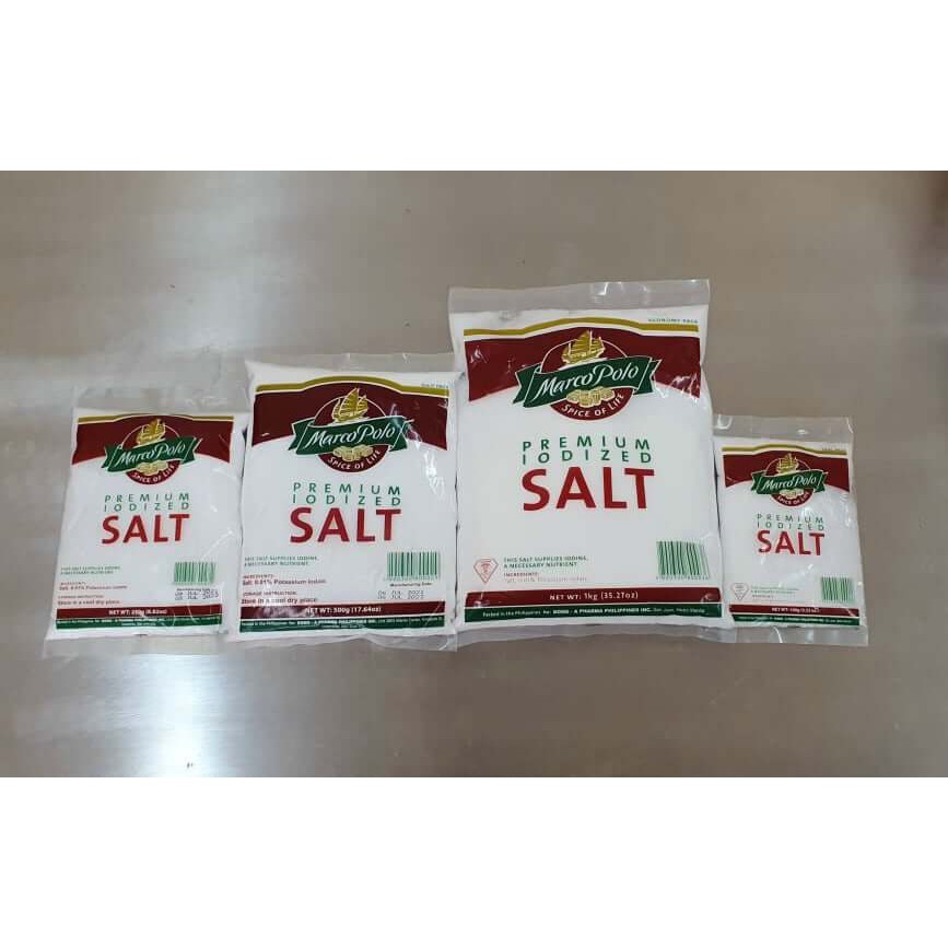 Marco Polo Iodized Salt 100g - 1kg | Shopee Philippines