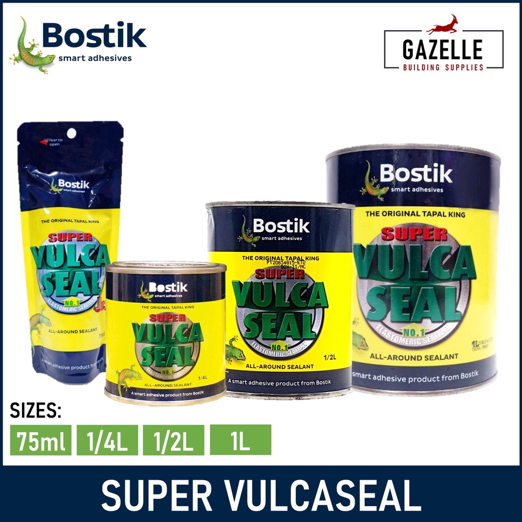 Bostik Super Vulcaseal Tapal King All Around Sealant - 75ml / 1/4L / 1 ...