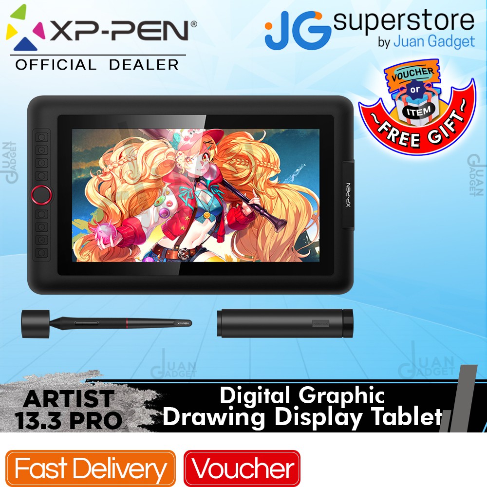 XP-PEN Artist 13.3 Pro Pen Display Drawing Tablet 13.3-inch w/ Battery ...