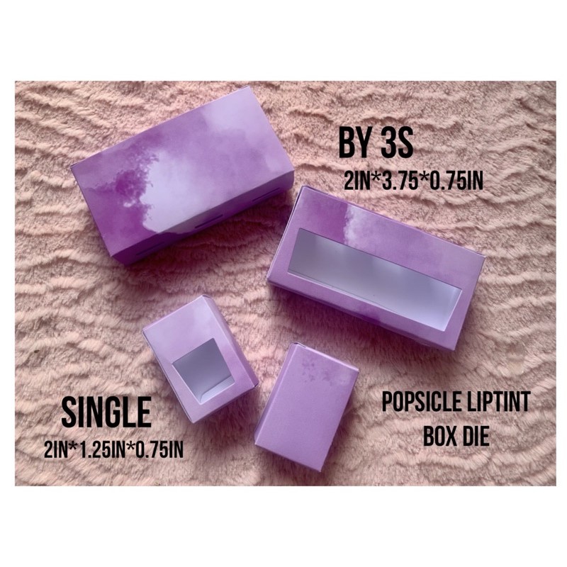 Popsicle Liptint box die metal template for Liptint packaging | Shopee ...