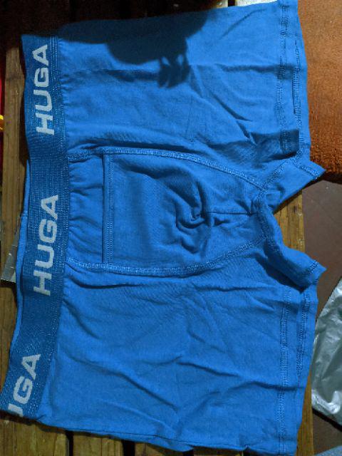 Huga Underwears Comfort Series Boxer Brief (Blue) | Shopee Philippines