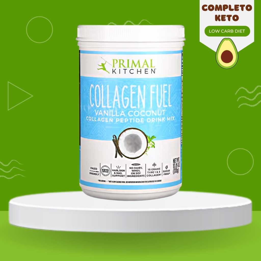 Completo Keto | Primal Kitchen, Collagen Fuel, Vanilla Coconut Collagen ...