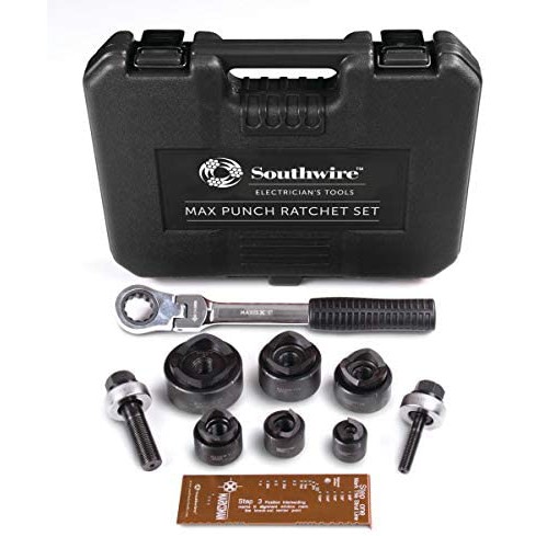 Southwire Knockout Punch Ratchet Set, Max Punch 1/2"-2" dies | Shopee ...
