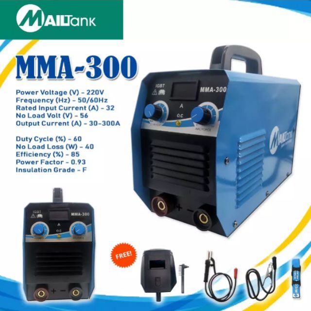 MAILTANK IGBT Inverter Welding Machine 300A MMA-300 | Shopee Philippines