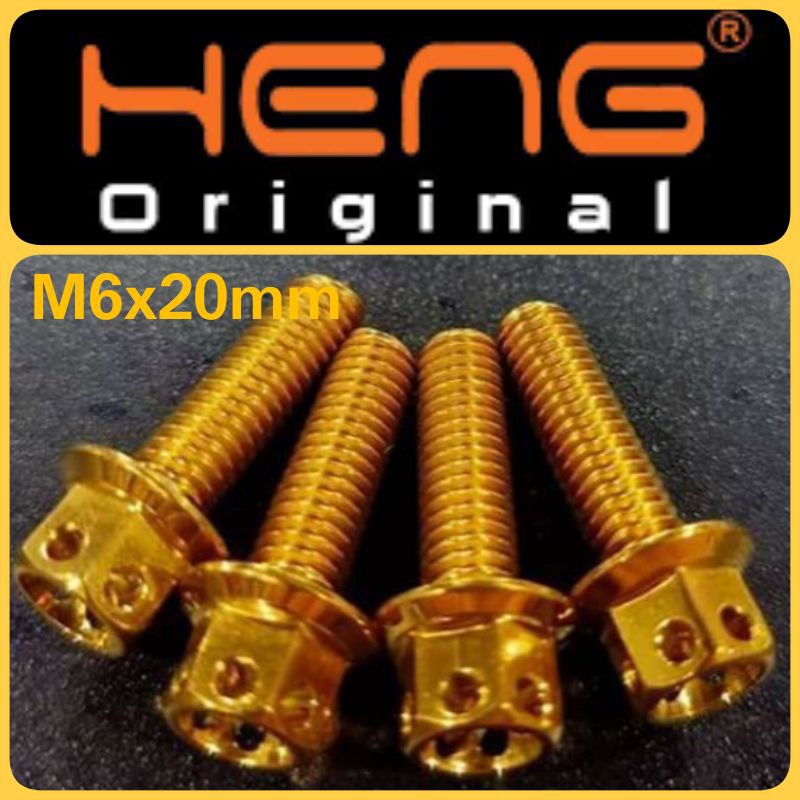 1pc 6x20mm HENG GOLD YAYAMANIN BOLTS | Shopee Philippines