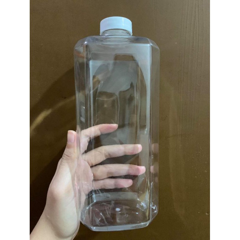 1 Liter Octagonal Screw Cap Bottle | Shopee Philippines