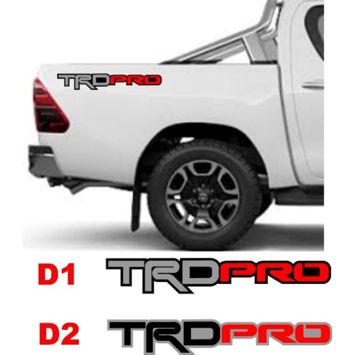 Toyota Hilux Side Body Sticker Trd Pro Design | Shopee Philippines