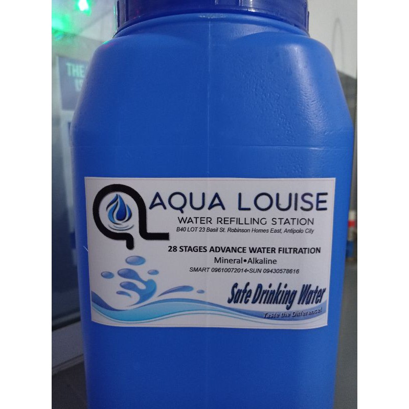 100pcs Slim Gallon Vinyl Waterproof Sticker Label | Shopee Philippines