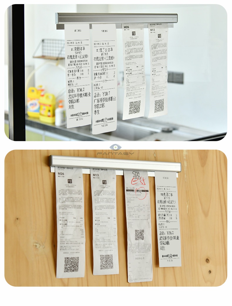SVIAO Premium Aluminum Kitchen Menu Clip Holder Receipt Clip No ...