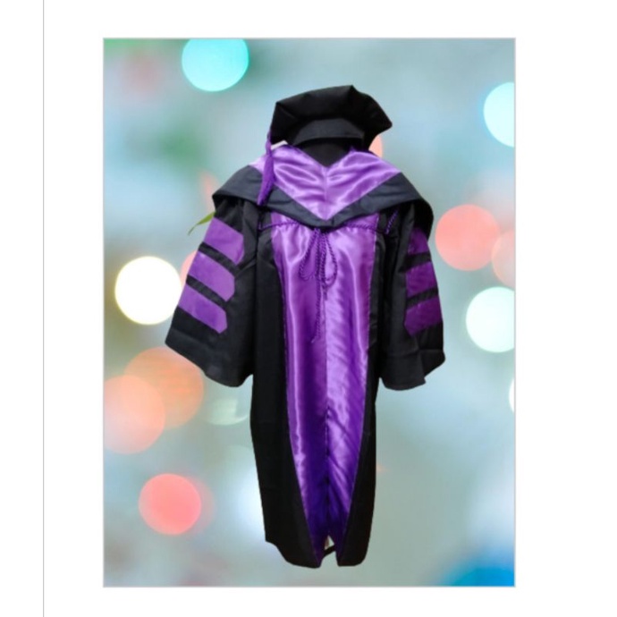 Full Set CEU Dentistry Purple Graduation Toga For Sale | Shopee Philippines