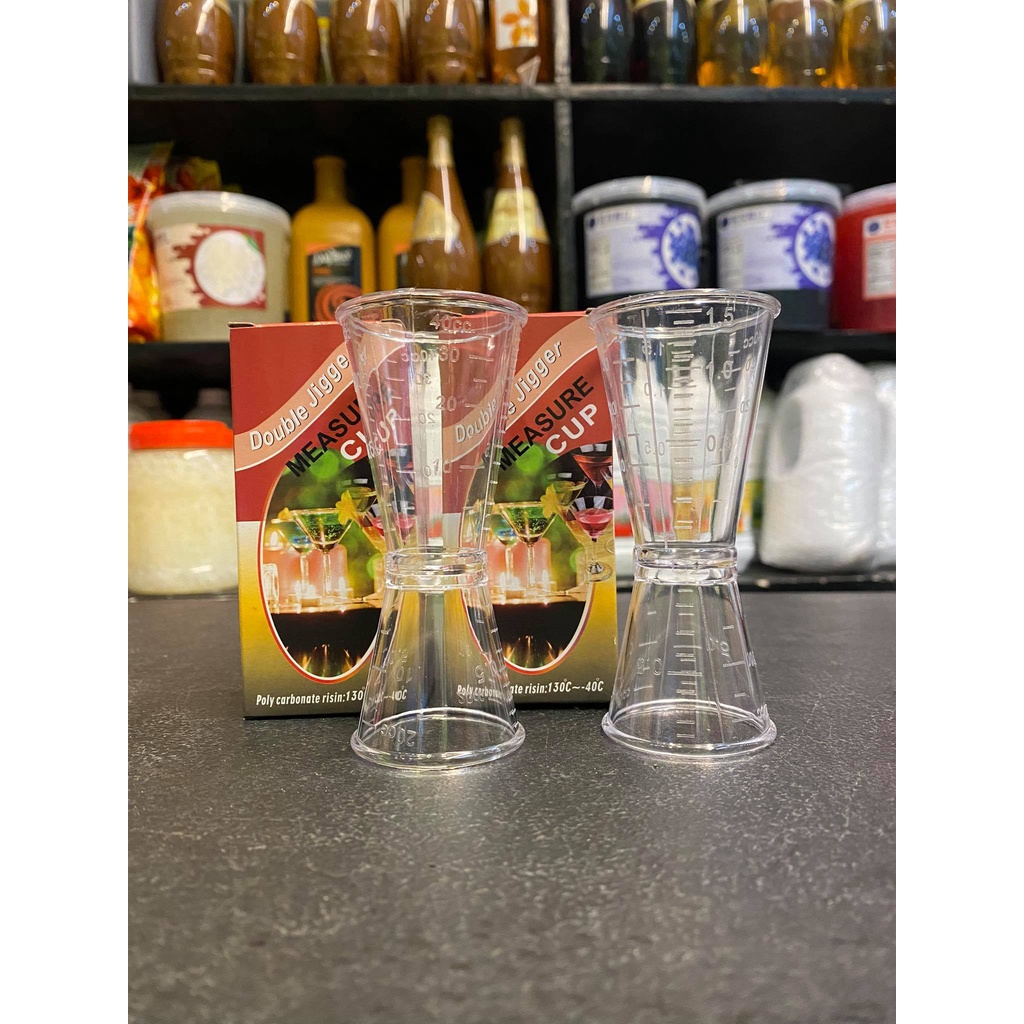 Acrylic Plastic Jigger 40cc | Shopee Philippines