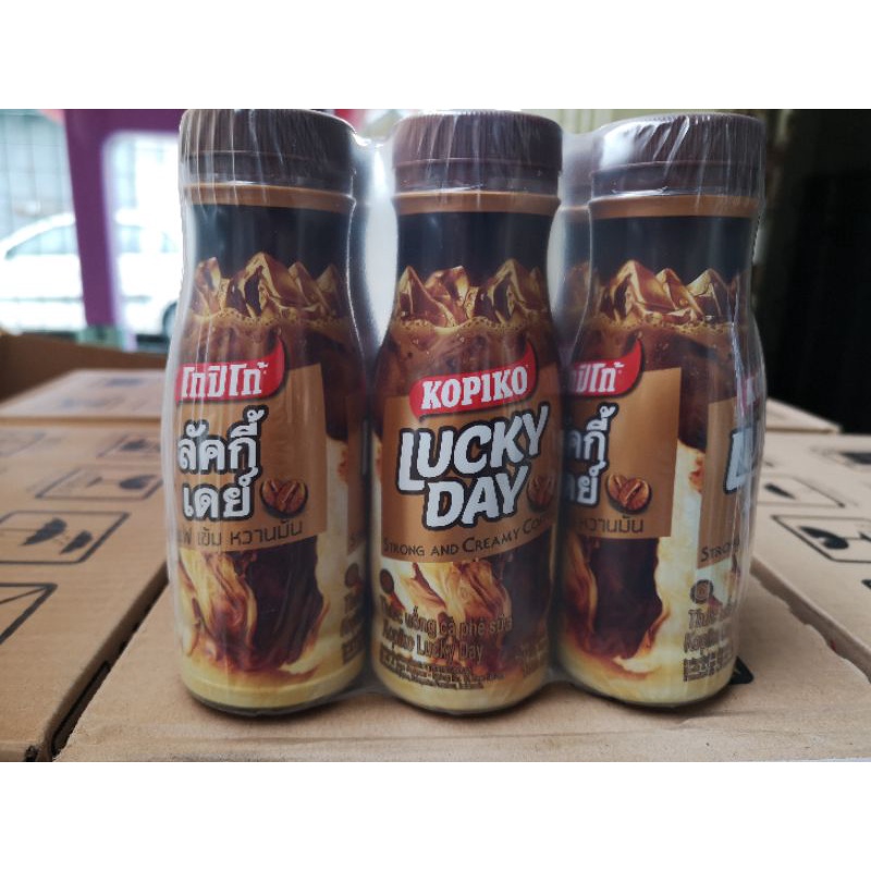 KOPIKO LUCKY DAY 180mL 24bottles per Box Original Pinalit sa Kopiko 78c ...