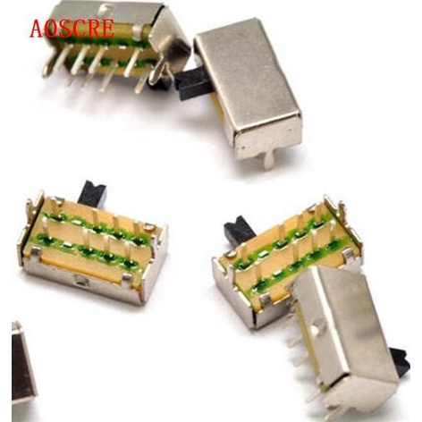 10PCS SK-23D07VG4 3 Position 2P3T PCB Panel Angle Horizontal Slide Power Toggle Switch | Shopee ...