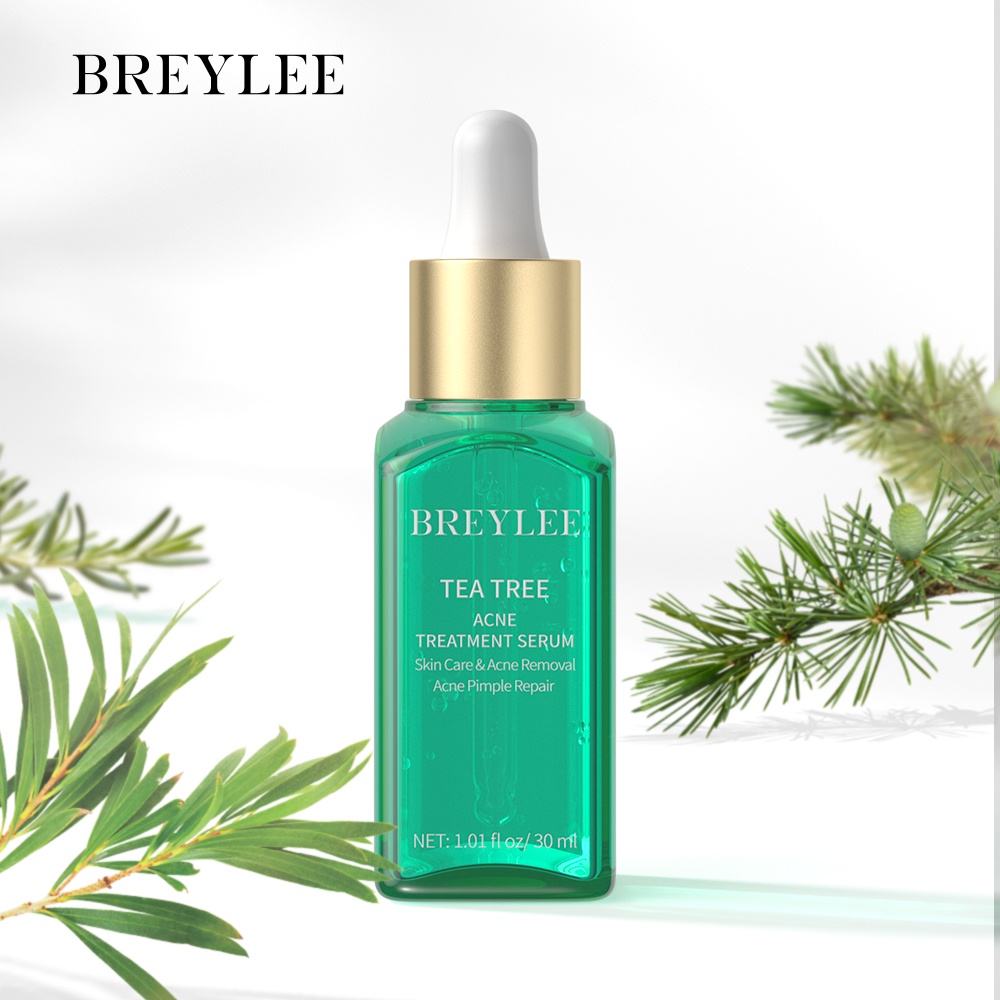 BREYLEE Tea Tree Acne Treatment Serum Remove Cutin Repair Pimple Mark Control oil Skincare 17ml ...