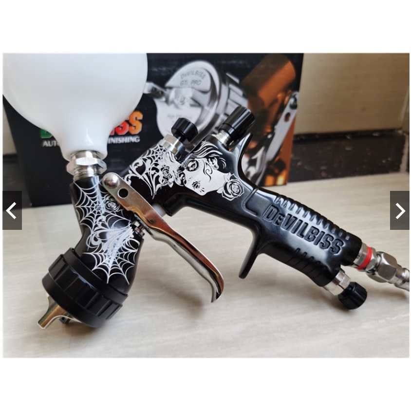 DEVILBISS High-end Spray Gun GTI Pro Lite TE20 Professional Paint Gun 1 ...