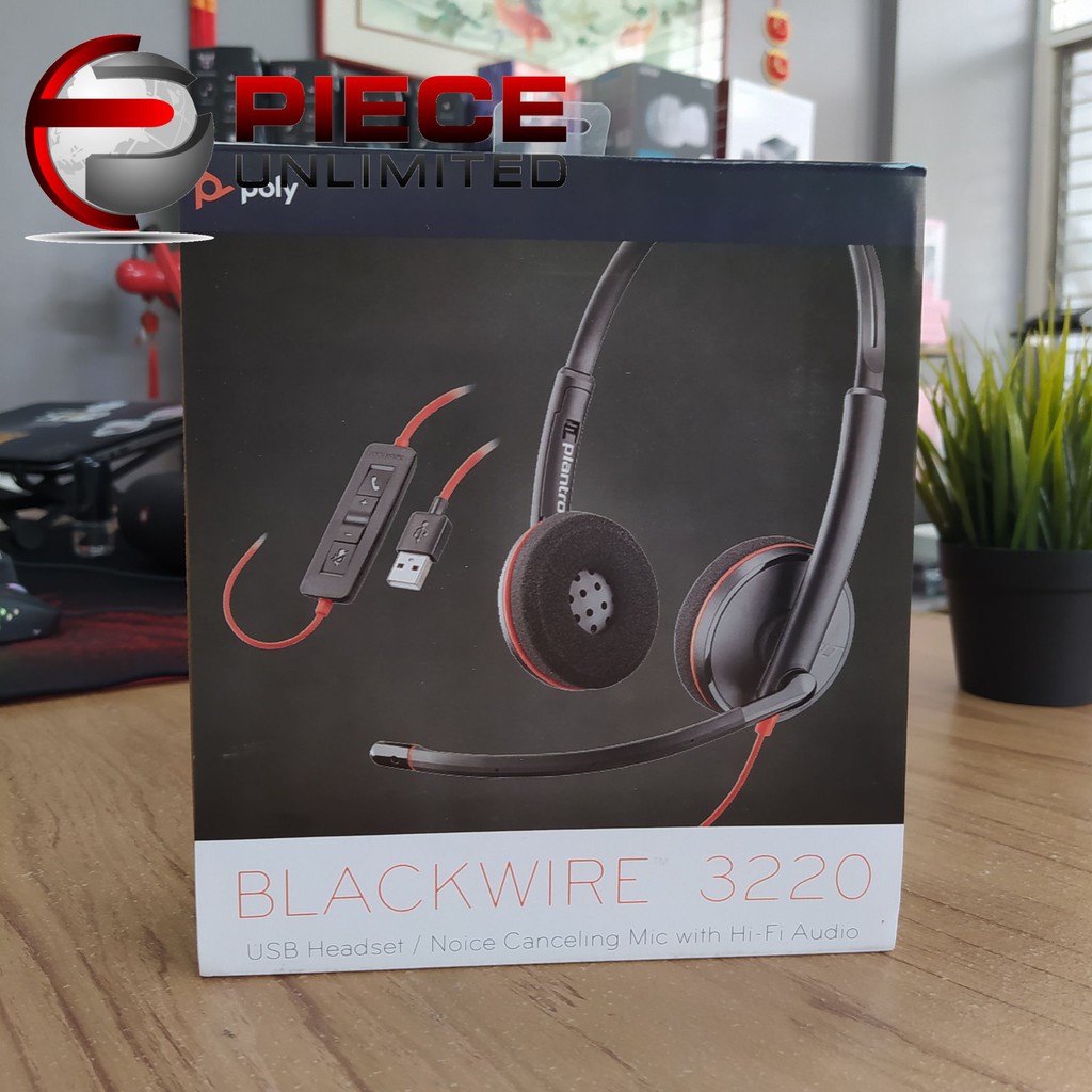 Poly Plantronics Blackwire C3220 USB Headset | Piece Unlimited Store ...