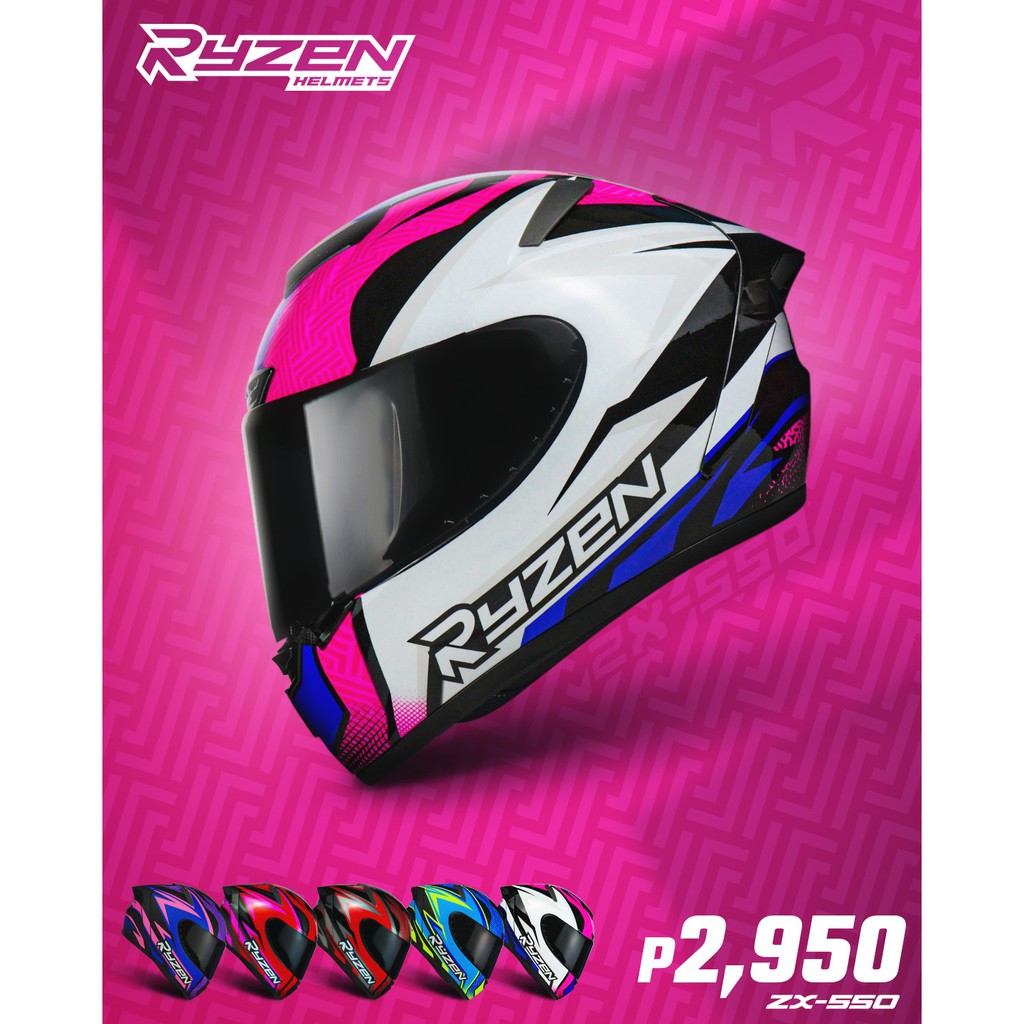 RYZEN HELMETS (RYZEN V) ZX550 | Shopee Philippines