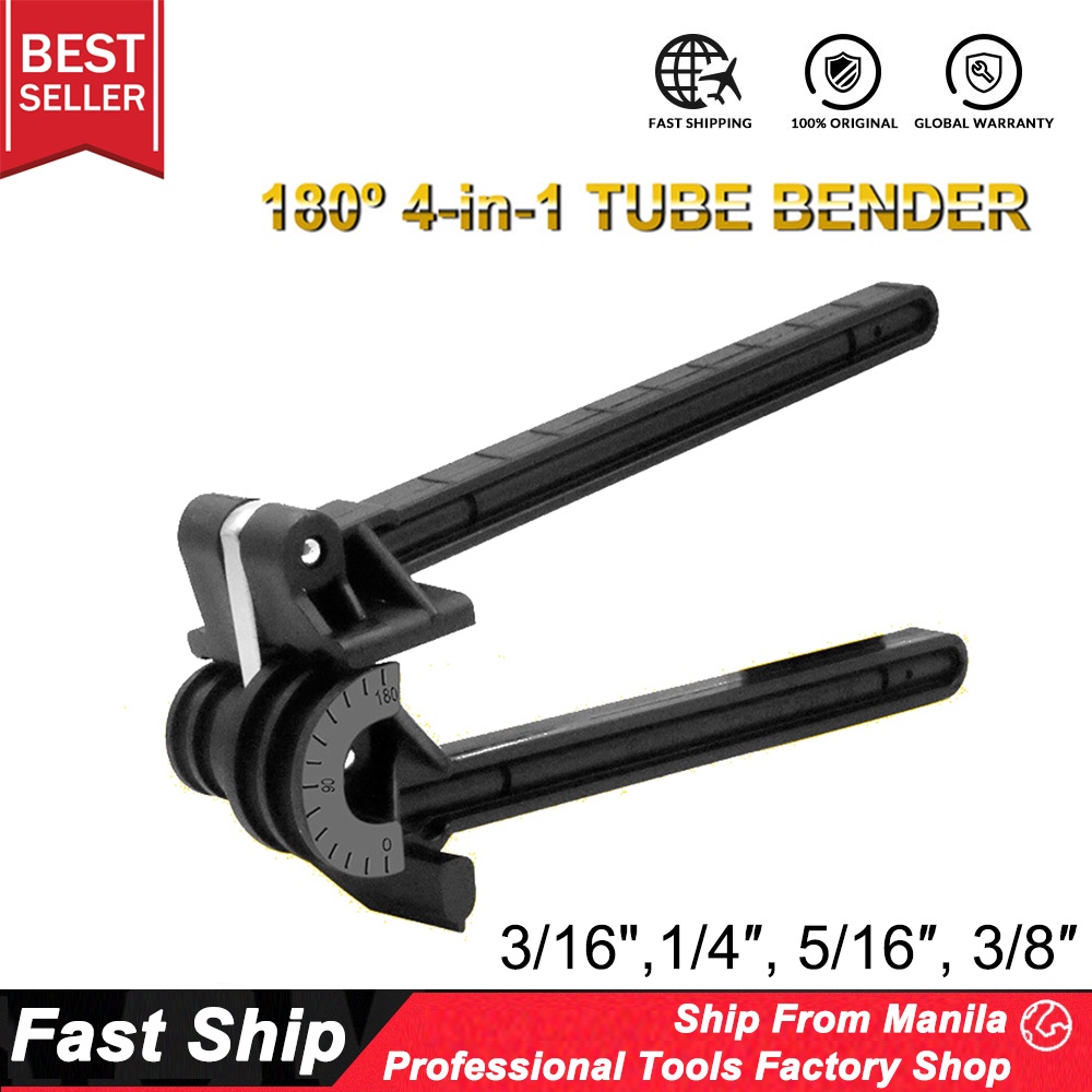 4-IN-1 180 Degree Pipe Bending Tool Heavy Duty Tube Bender Aluminum ...