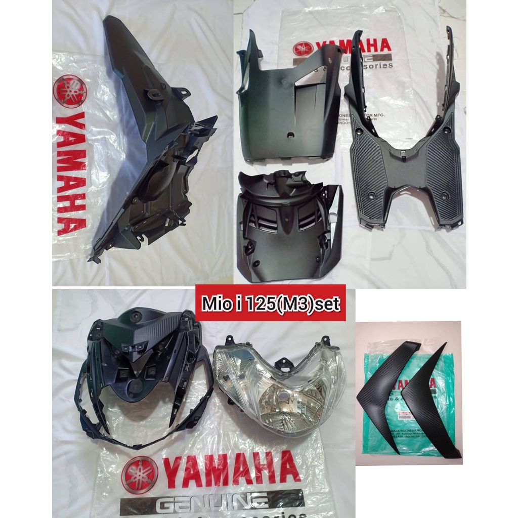 MIO I 125 FOOTBOARD ARARO BANGKA LEGSHIELD 1 HEADLIGHT UNIT REAR FENDER ...