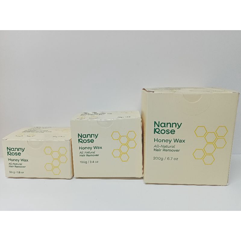 NANNY ROSE HONEY WAX ALL AROUND NATURAL HAIR REMOVAL | Shopee Philippines