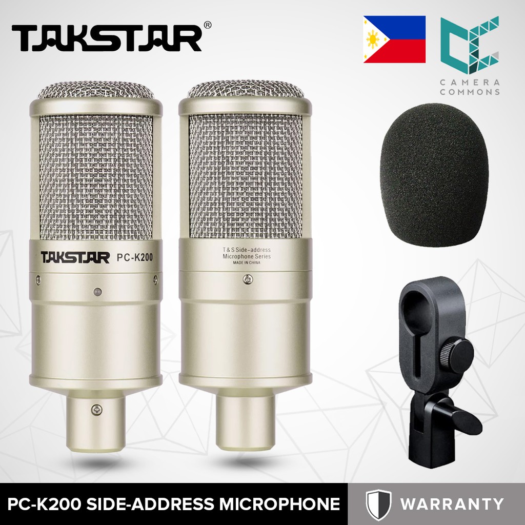 Takstar PC-K200 Condenser Recording Microphone for Professional Live ...