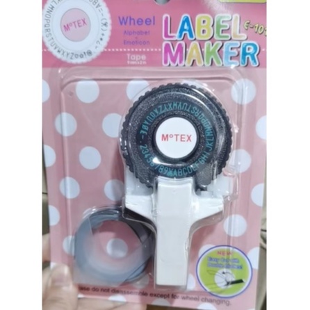 Original MoTex E101 embossing label maker for 9mm dymo/motex/cidy 3D ...