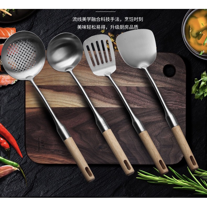 High Quality Stainless Steel Kitchen Utensil Sandok/Sianse/Scooper ...
