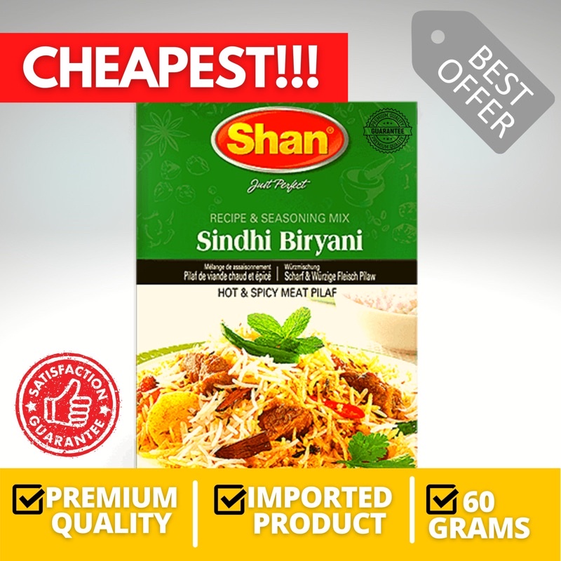 Shan Sindhi Biryani Mix (60 grams) | Shopee Philippines Shan Sindhi Biryani Mix (60 grams) | Shopee Philippines