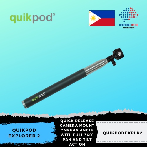 QUIKPOD EXPLORER 2 FOR SMARTPHONES AND ACTION CAMERAS (OLD PACKAGING) | Shopee Philippines