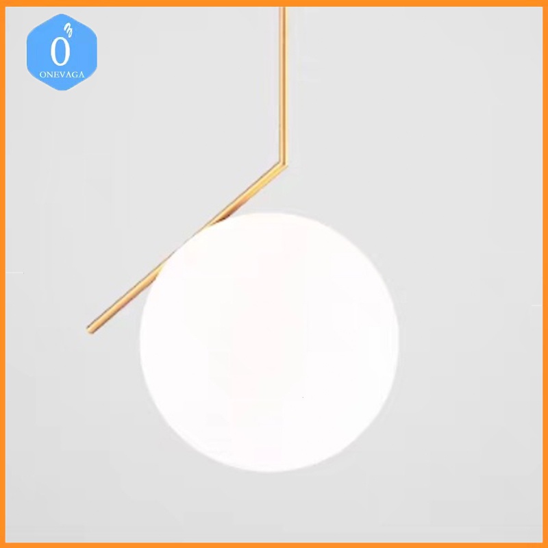 Nordic Minimalist Personality Aisle Bedroom Bedside Copper White Round ...